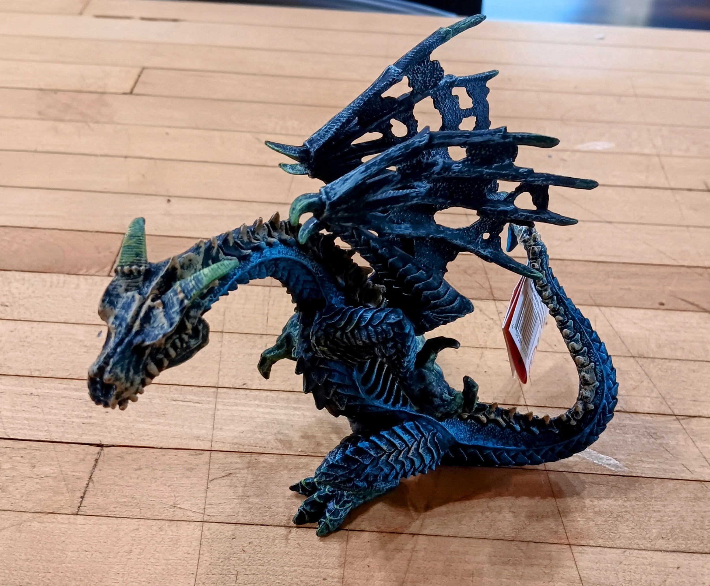 Ghost Dragon Figurine – 5" Tall Skeletal Winged Phantom Beast | Rusty ...