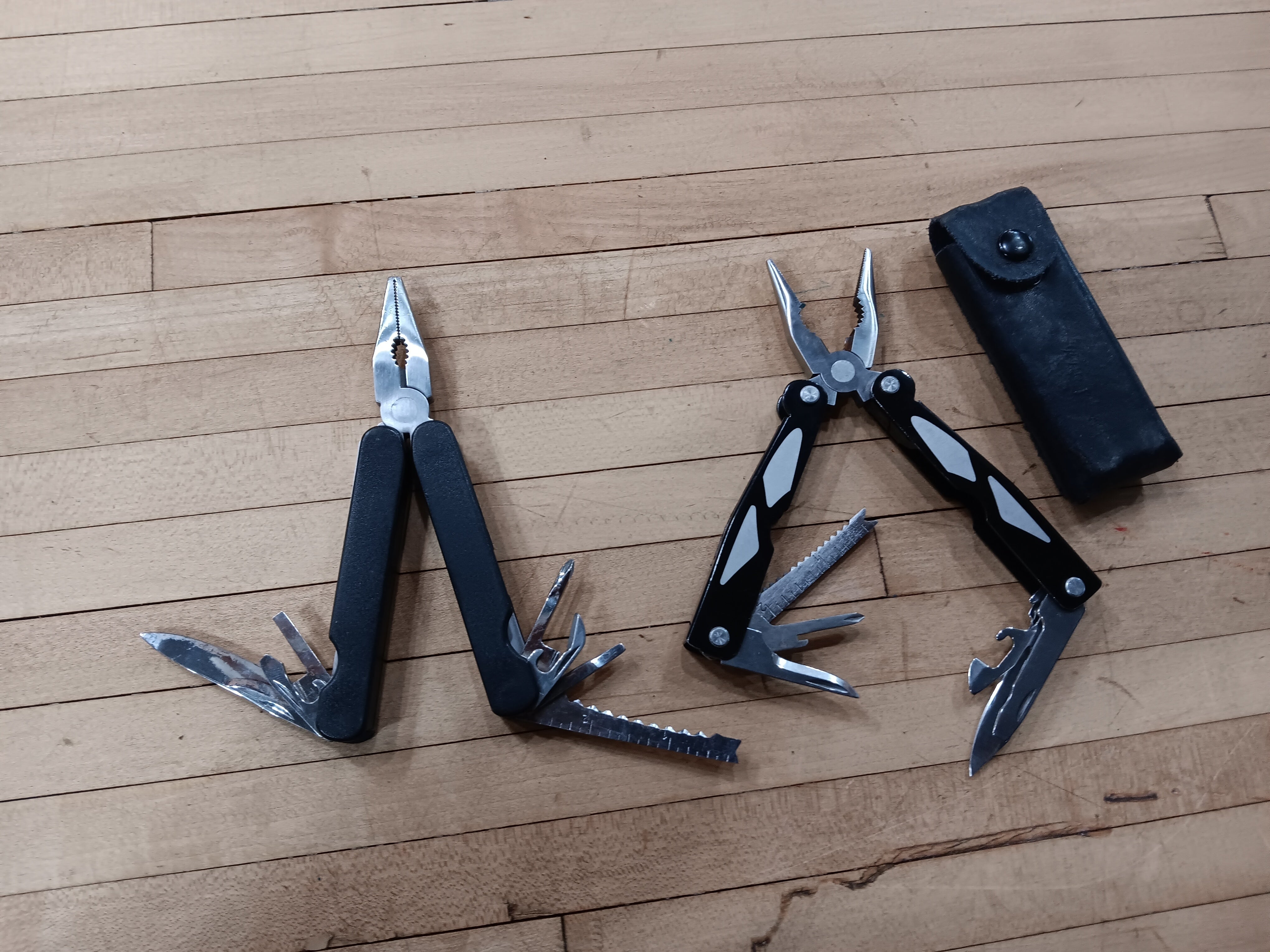 Lot of 2 Multi-Tool Pocket Pliers w/ Sheath – Folding Survival Style ...